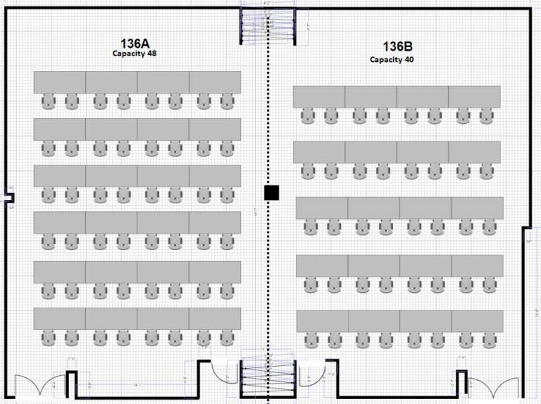 DLC Room 136AB Layouts - UCF